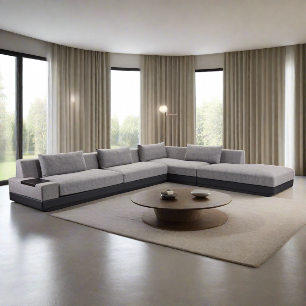 Eden Modular Sofa - Black/White | Bubuland Home